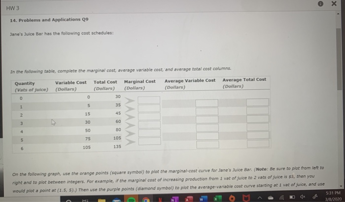 Solved Hw 3 14 Problems And Applications 29 Janes Juice