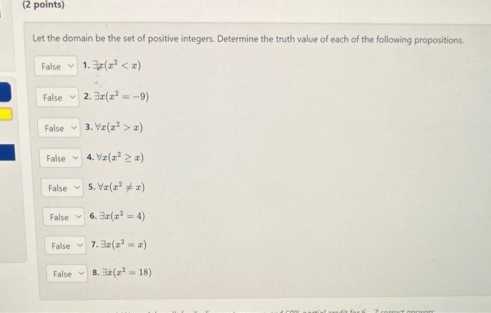 Solved Let the domain be the set of positive integers. | Chegg.com
