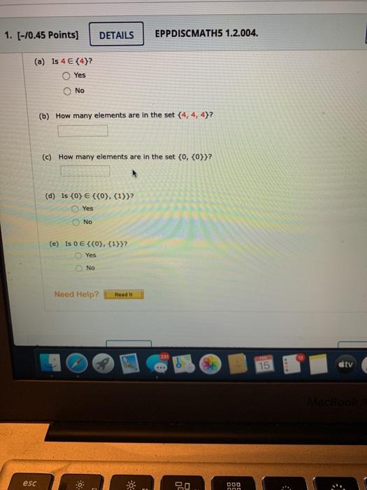 Solved 1. [-10.45 Points] DETAILS EPPDISCMATH5 1.2.004. (a) | Chegg.com