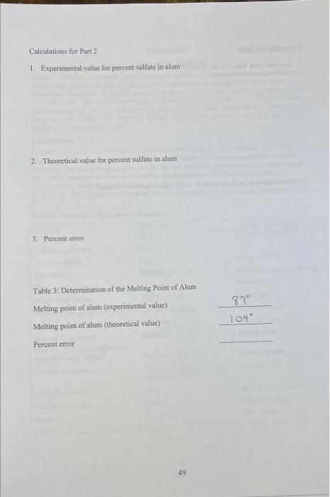 Solved Name Section Lab Instructor Date Las Paters | Chegg.com