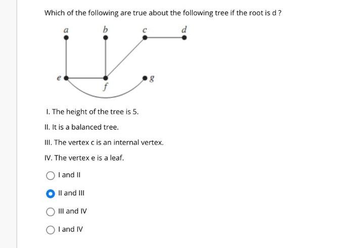 Solved Which of the following are true about the following | Chegg.com