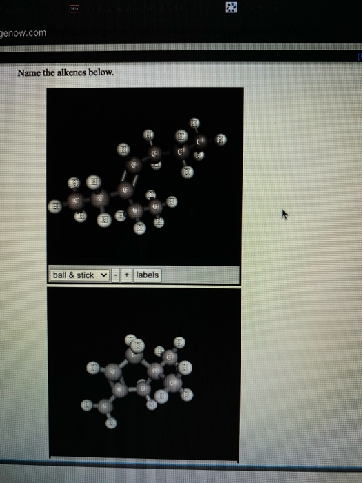 genow.com TE Narne the alkenes below. CE Pa ball & | Chegg.com genow.com TE Narne the alkenes below. CE Pa ball & | Chegg.com