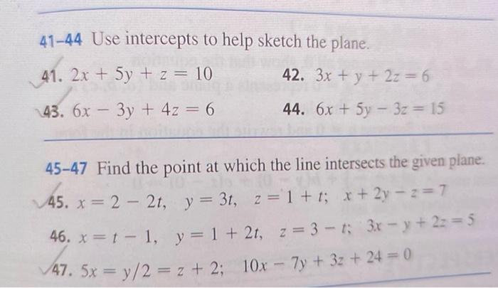Solved 41, 43, 45, 47 please and please put steps to clarify | Chegg.com