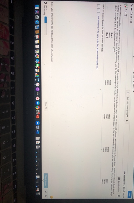 Solved Save Score 0 8 Of 1 Pt 8 Of 10 10 Completely Hw