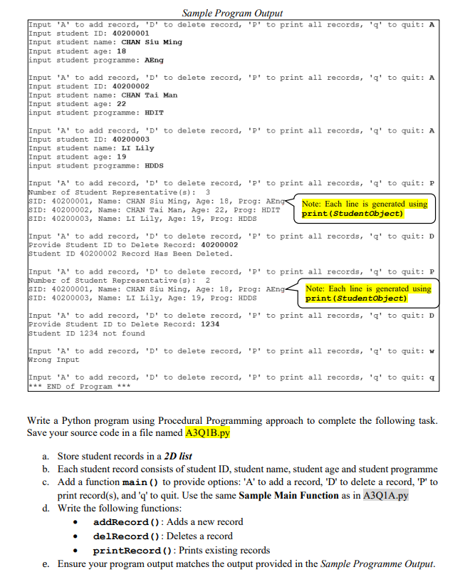 Solved 1. [15 marks] For Question 1, read the specifications | Chegg.com