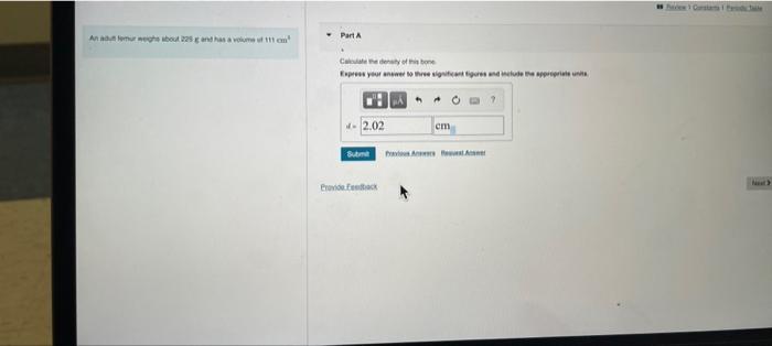 Solved Part \& Cakiate the deacy of thin bone | Chegg.com
