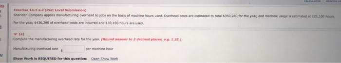 Solved NTER ES Exercise 14-5 a-c (Part Level Submission) | Chegg.com