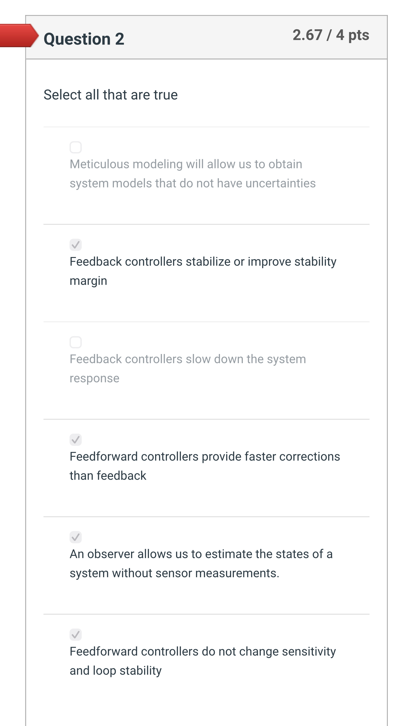 Solved Question 22.67 / 4 ﻿ptsSelect all that are | Chegg.com