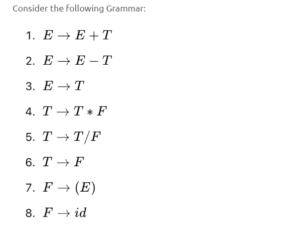 Solved Consider the following | Chegg.com