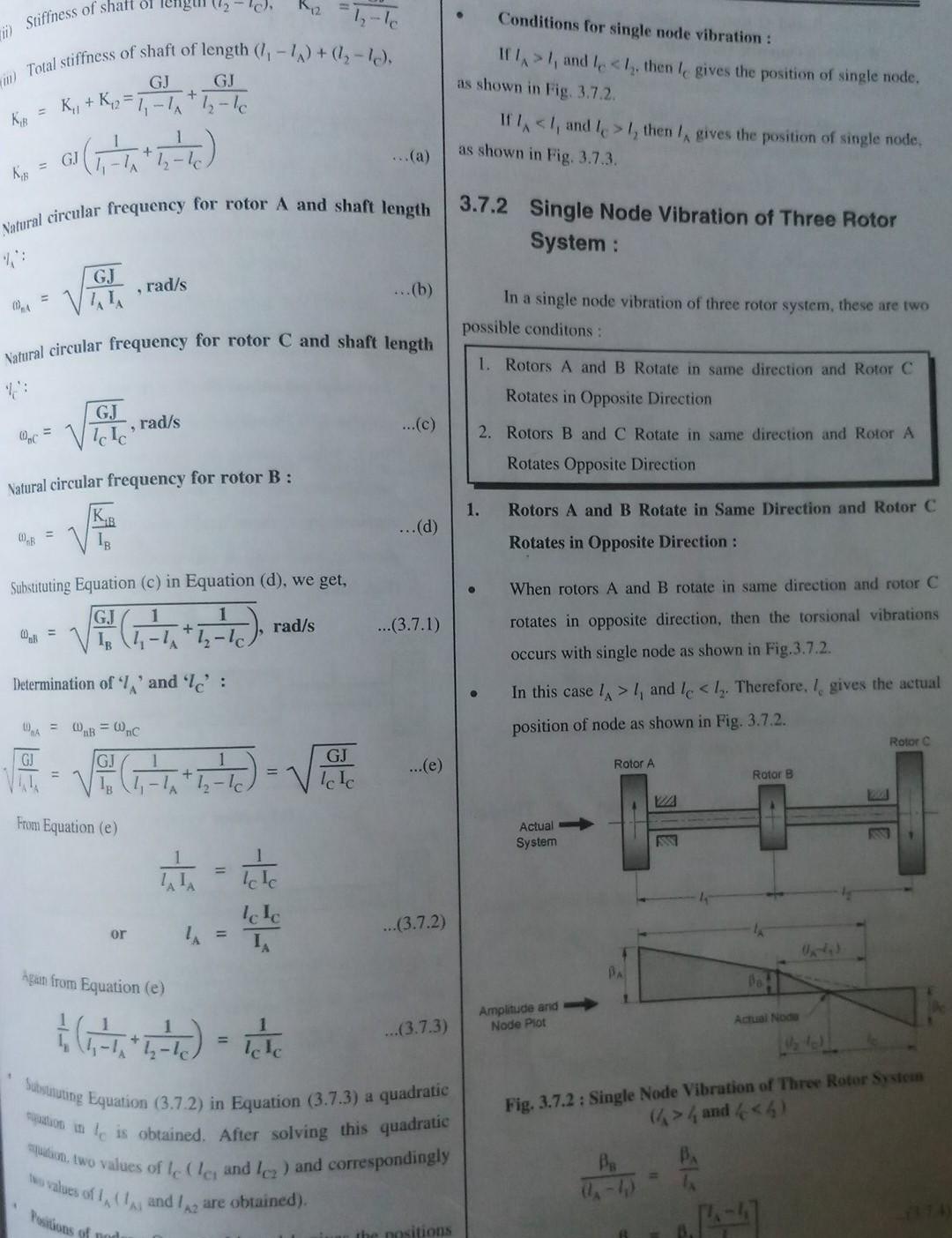 Solved R 2 = 1 - le Conditions for single node vibration : | Chegg.com