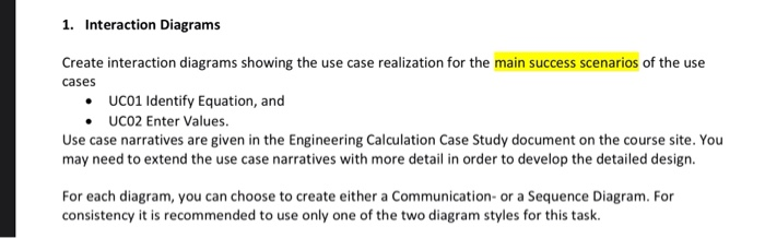 Project 7-1 Working With An Interaction Diagram Complete Beg