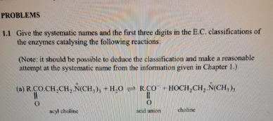 Solved PROBLEMS1.1 ﻿Give the systematic names and the first | Chegg.com