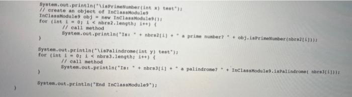 Solved InClass Module9 java is atteched to this assignment. | Chegg.com