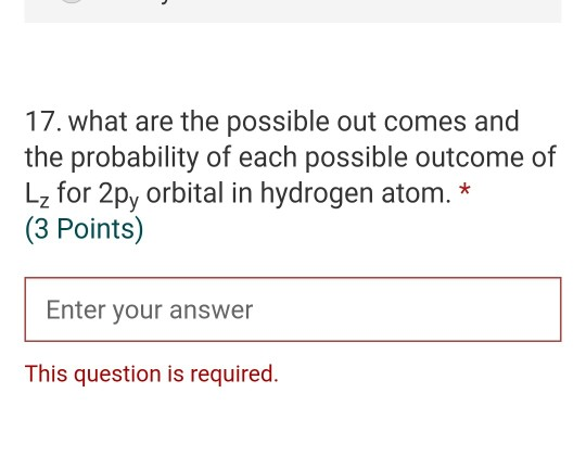 Solved 17. what are the possible out comes and the | Chegg.com
