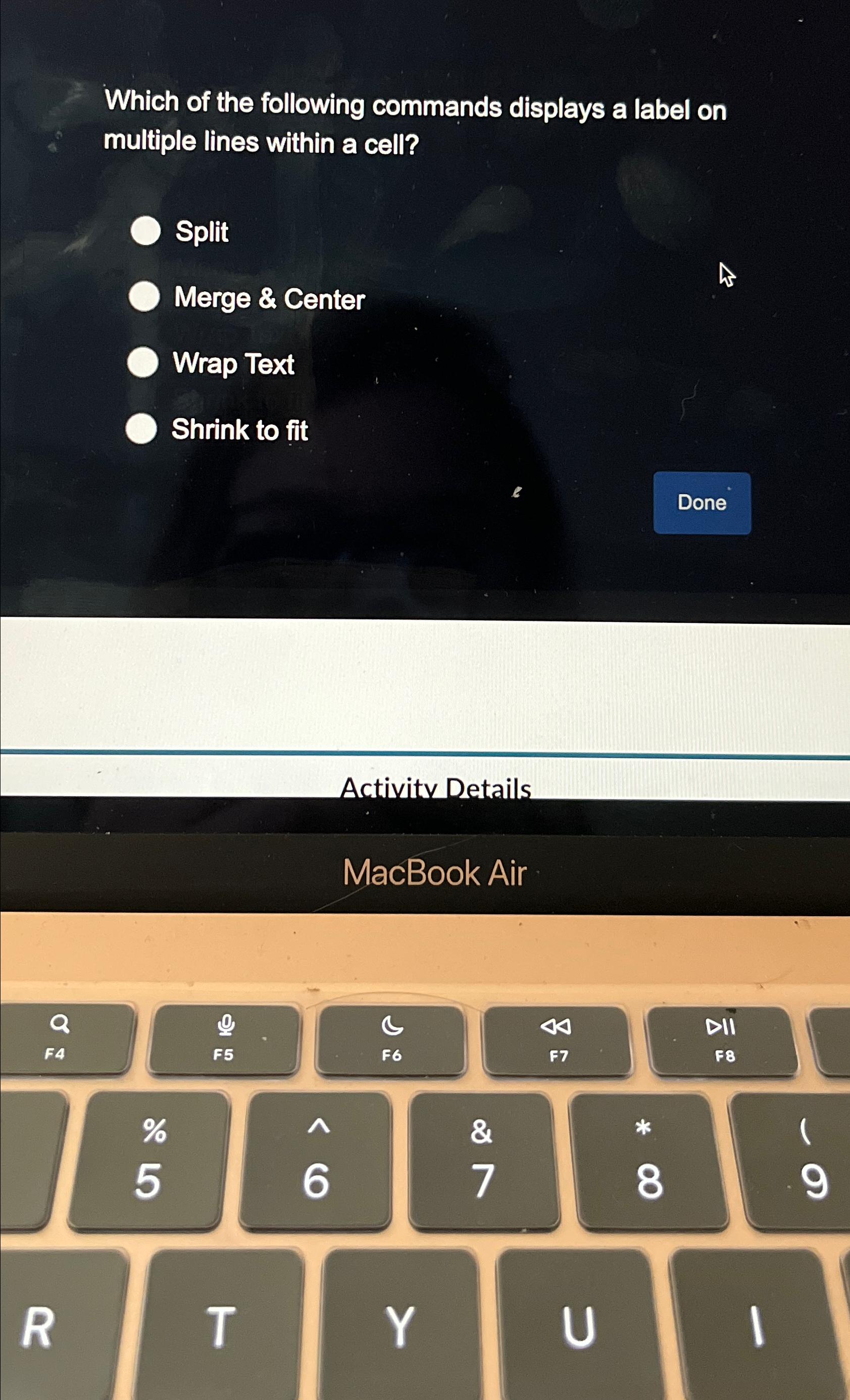 Solved Which of the following commands displays a label on | Chegg.com