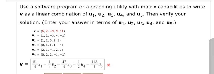 Solved Use a software program or a graphing utility with | Chegg.com