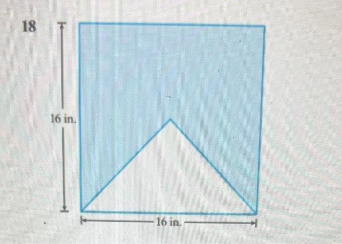 Solved What is the area of fhe triangle? | Chegg.com