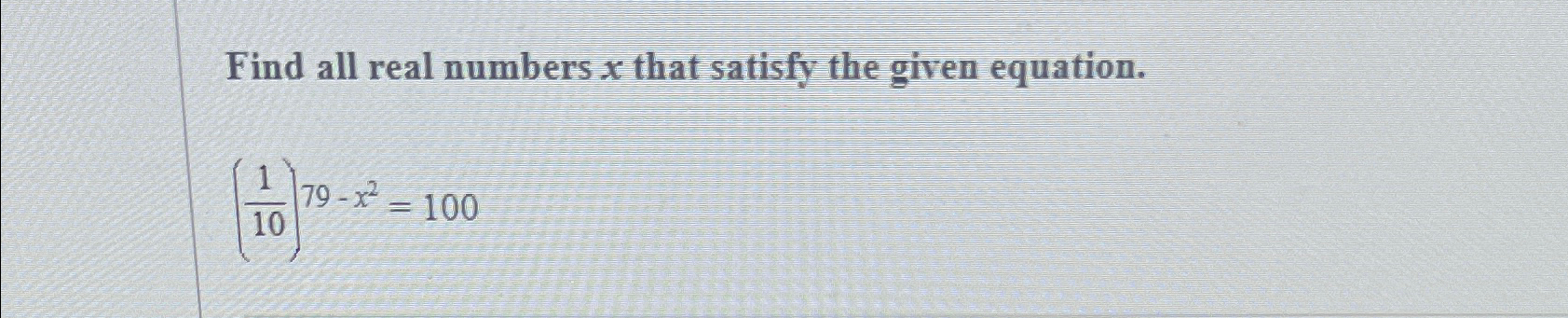 Solved Find all real numbers x ﻿that satisfy the given | Chegg.com
