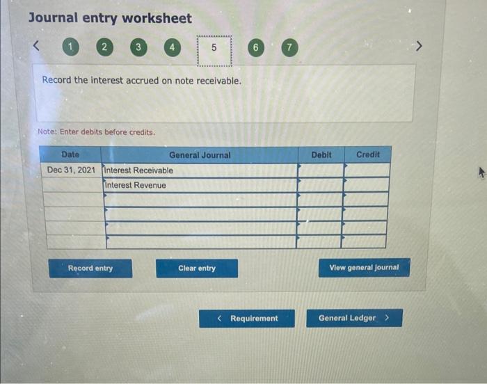 Solved Journal entry worksheet 1 Record the estimate of | Chegg.com