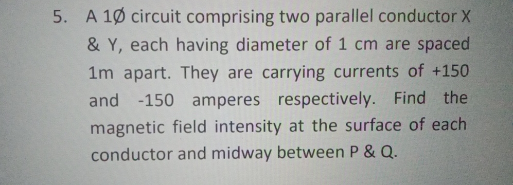 A 1O? ﻿circuit comprising two parallel conductor x ﻿& | Chegg.com
