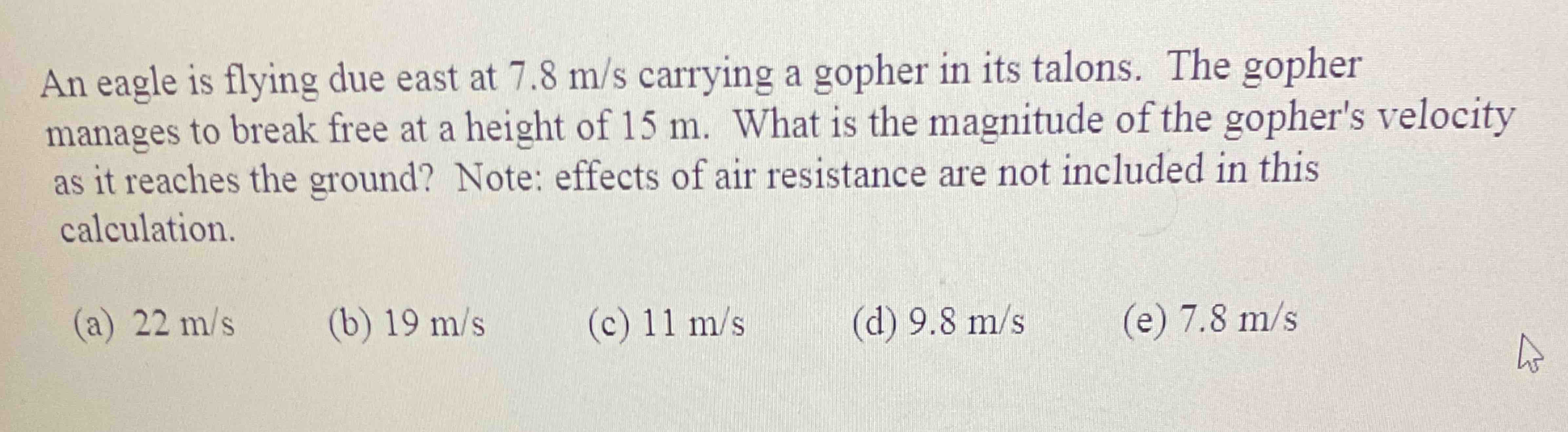 Solved (a) 0(m)/(s)\\n(b) 1.73(m)/(s)\\n(c) | Chegg.com