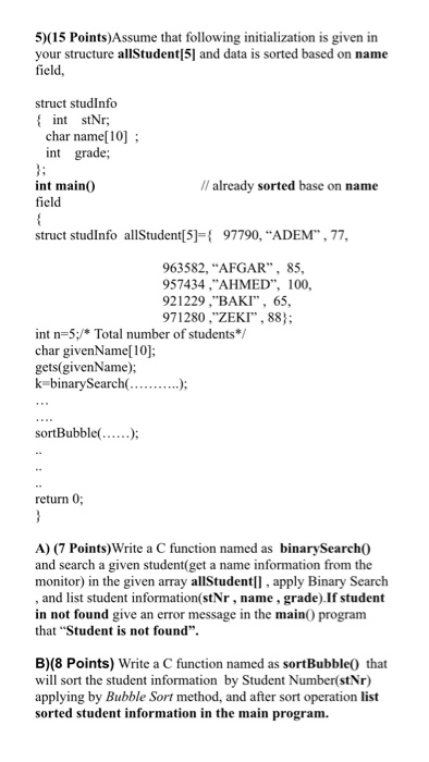 Solved 515 Pointsassume That Following Initialization Is 9533
