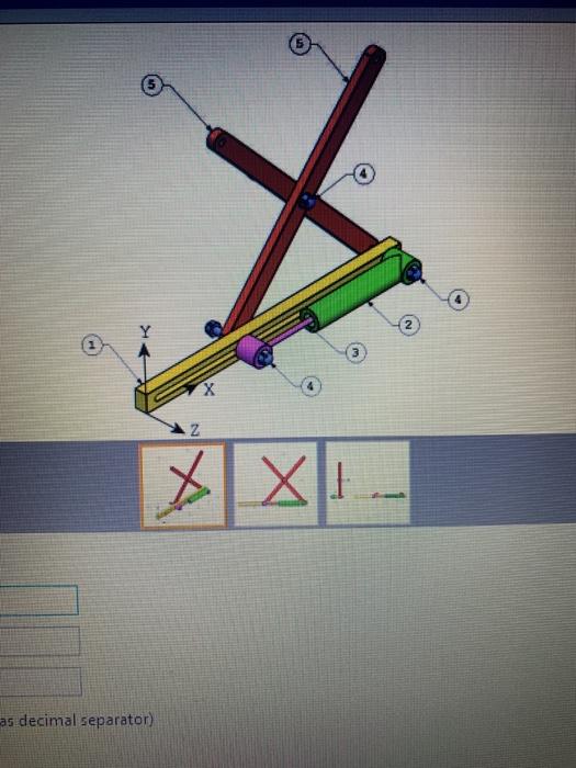 Solved E20502: Modify this assembly in SOLIDWORKS (Linkage | Chegg.com