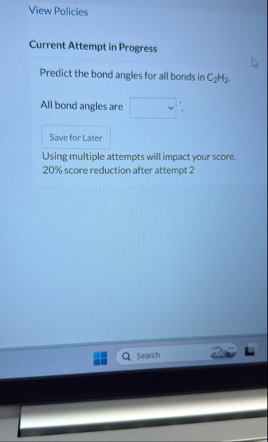 Solved View PoliciesCurrent Attempt in ProgressPredict the | Chegg.com