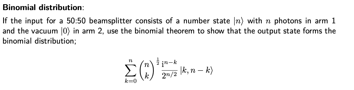 Solved Binomial distribution:If the input for a 50:50 | Chegg.com