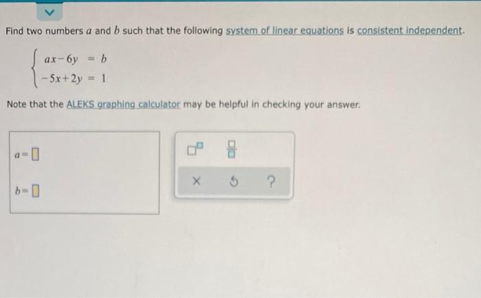 Solved Find two numbers a and b such that the following | Chegg.com