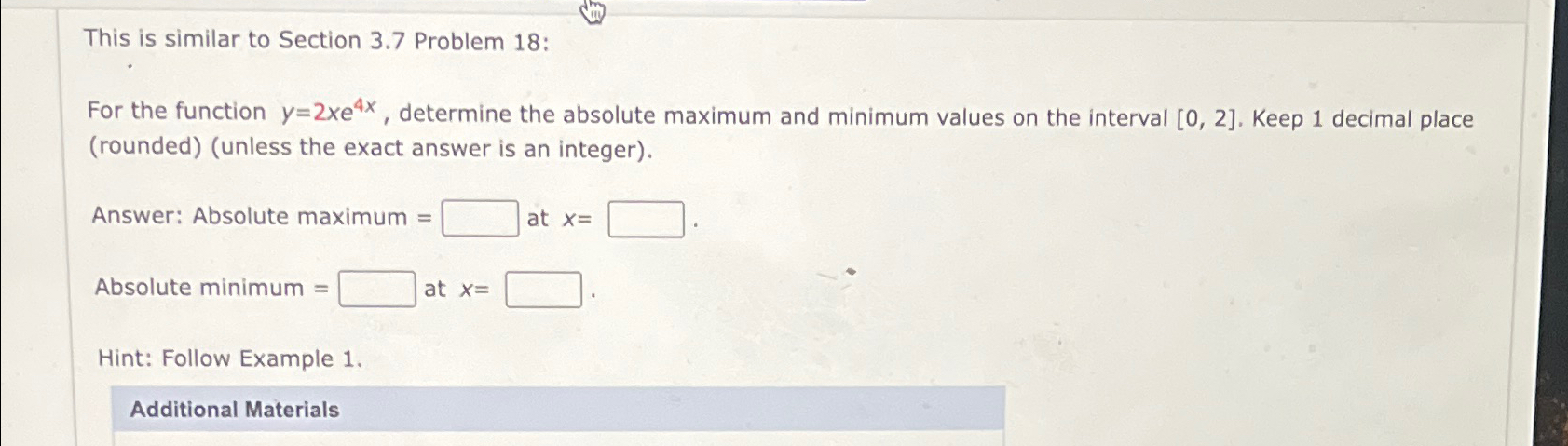 Solved This is similar to Section 3.7 ﻿Problem 18:For the | Chegg.com