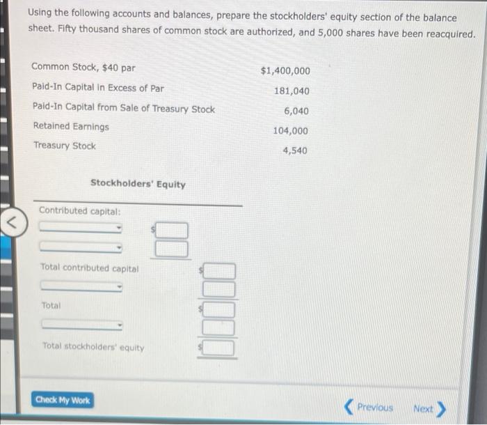 Solved Using the following accounts and balances, prepare | Chegg.com