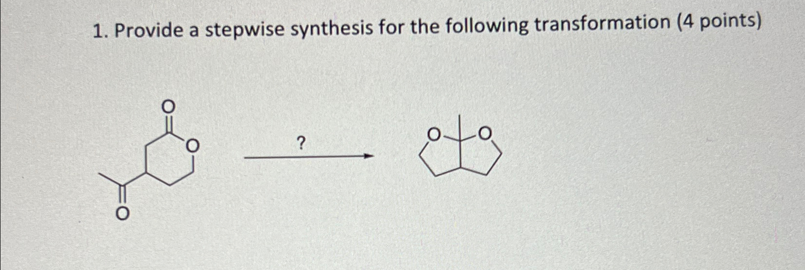 Solved Provide a stepwise synthesis for the following | Chegg.com