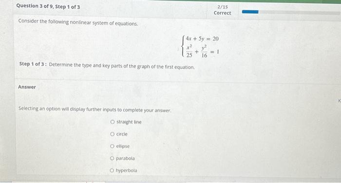 Consider the following nonlinear system of equations. | Chegg.com