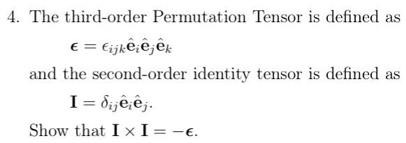 Solved 4. The third-order Permutation Tensor is defined as | Chegg.com