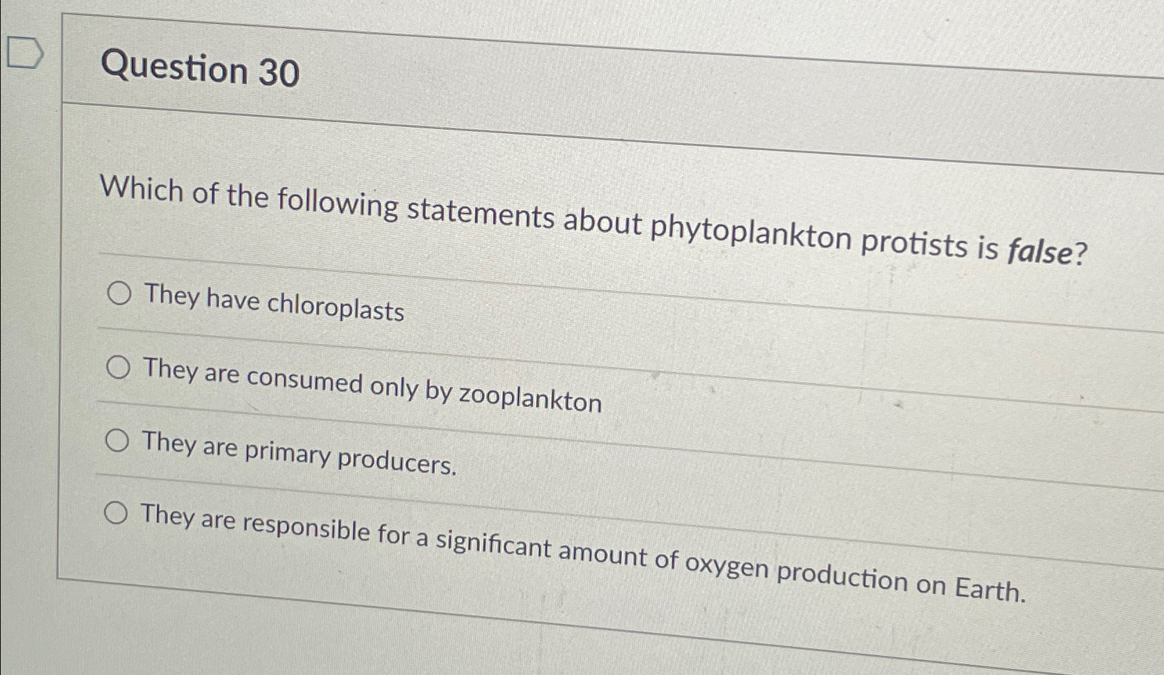 Solved Question 30Which of the following statements about | Chegg.com