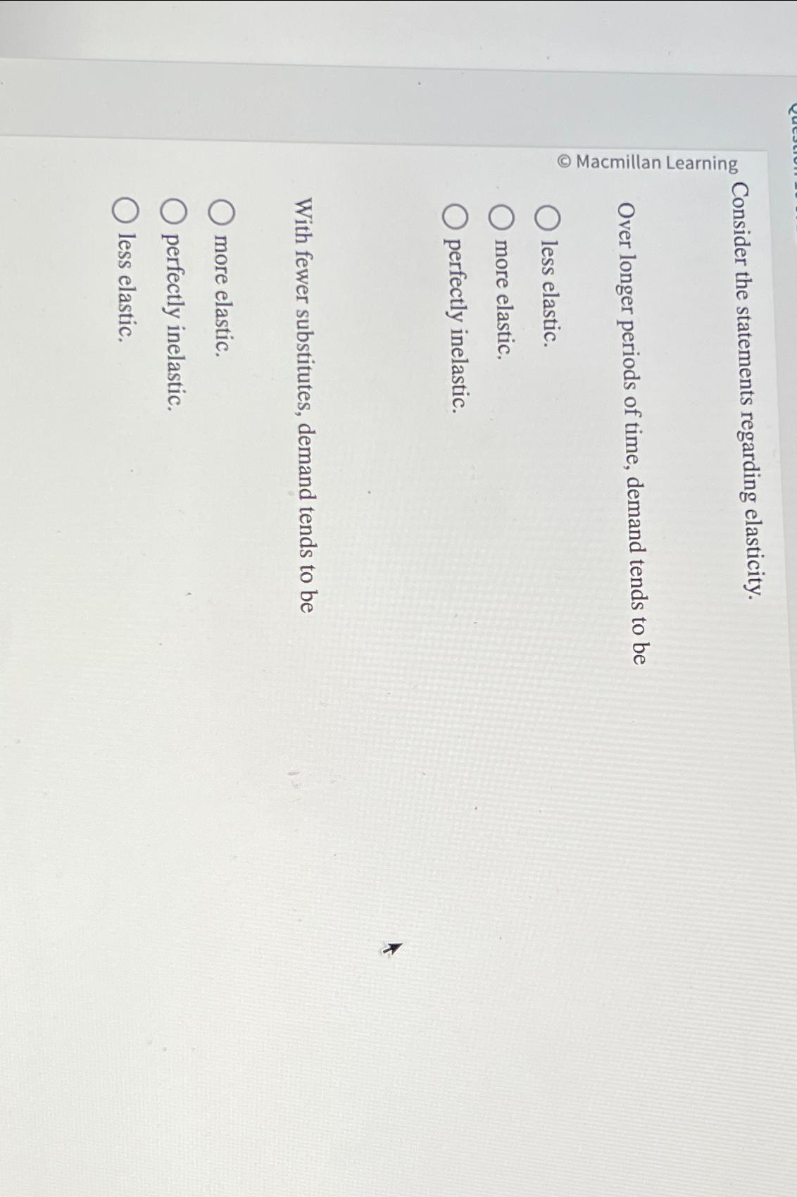 Solved ?0∞ ﻿Consider the statements regarding | Chegg.com