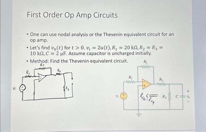 Solved - One can use nodal analysis or the Thevenin | Chegg.com