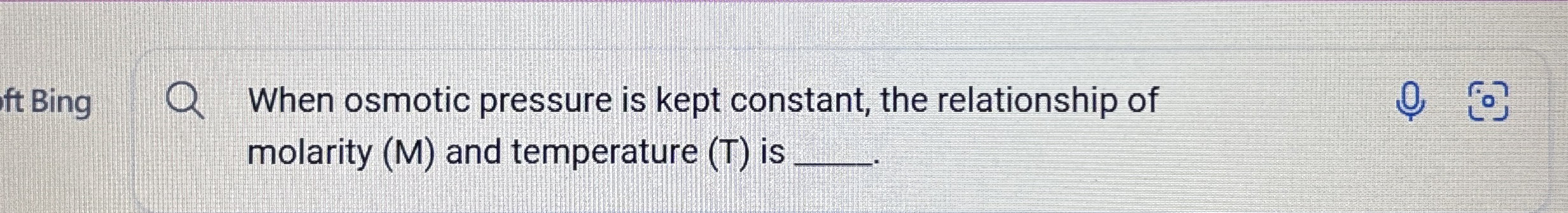 Solved When osmotic pressure is kept constant, the | Chegg.com