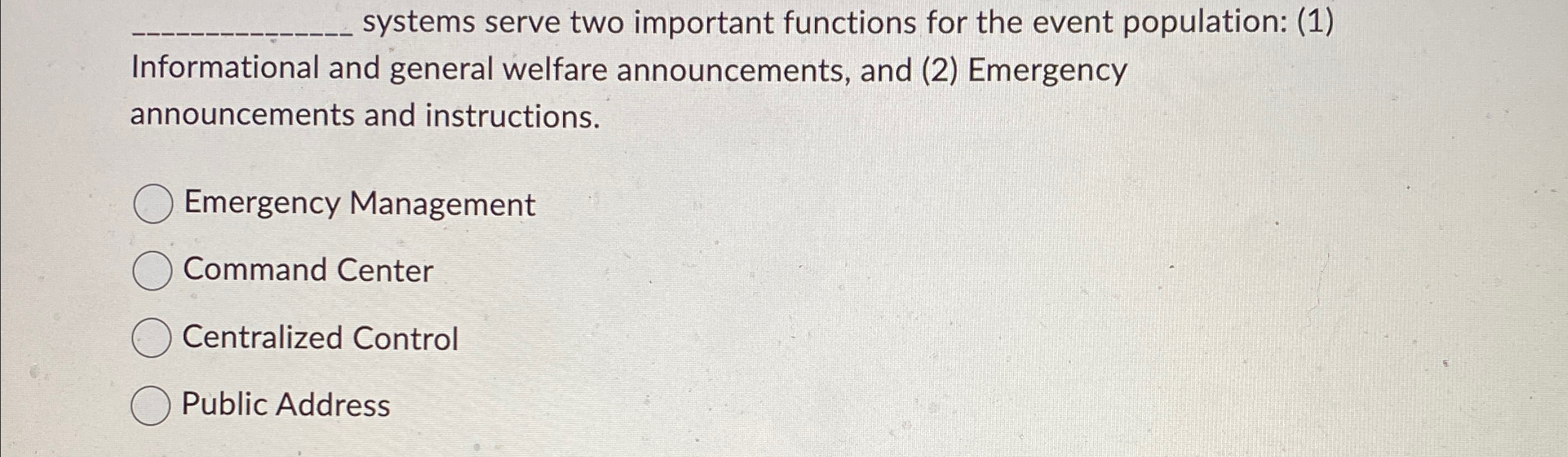 Solved q, ﻿systems serve two important functions for the | Chegg.com