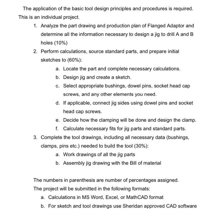 Solved The application of the basic tool design principles | Chegg.com