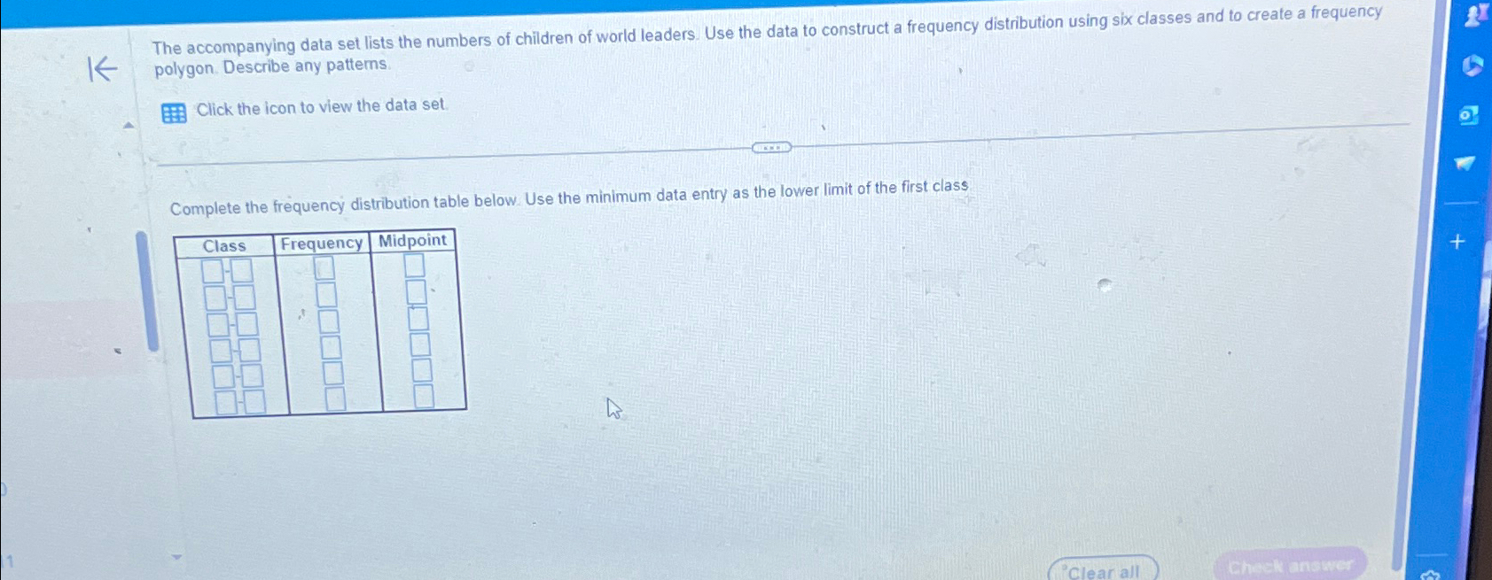 The accompanying data set lists the numbers of | Chegg.com