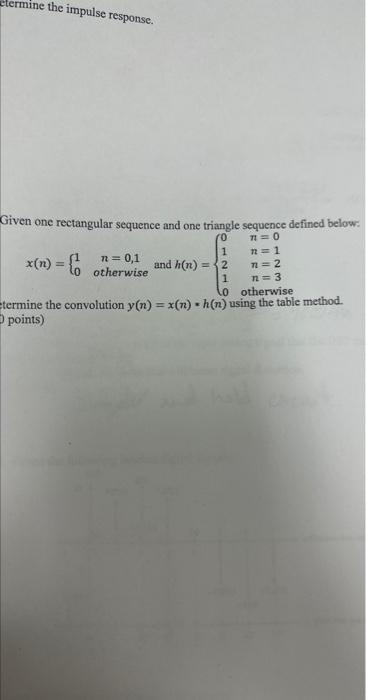 Solved Given one rectangular sequence and one triangle | Chegg.com