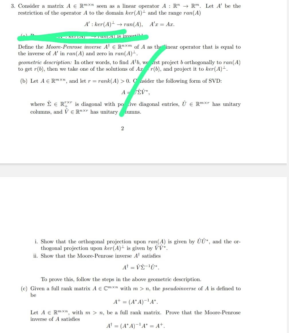 Solved numerical Algebra task.kindly give correct solution | Chegg.com