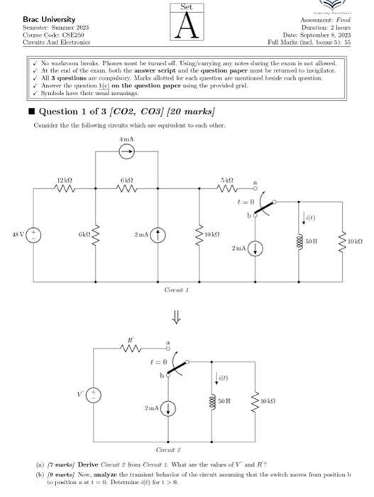 Solved At the efil of the ecom, both the answer script | Chegg.com