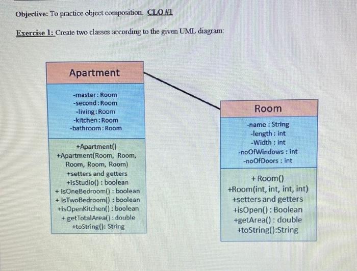Solved Objective: To practice object composition. CUO \# I | Chegg.com