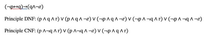 Solved i found the principle DNF ( disjunctive normal form), | Chegg.com