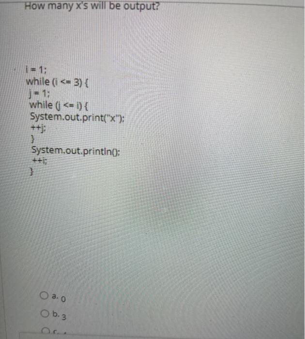 Solved Which best describes what is output? Assume vis a | Chegg.com