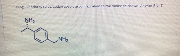 Solved Using CIP priority rules, assign absolute | Chegg.com