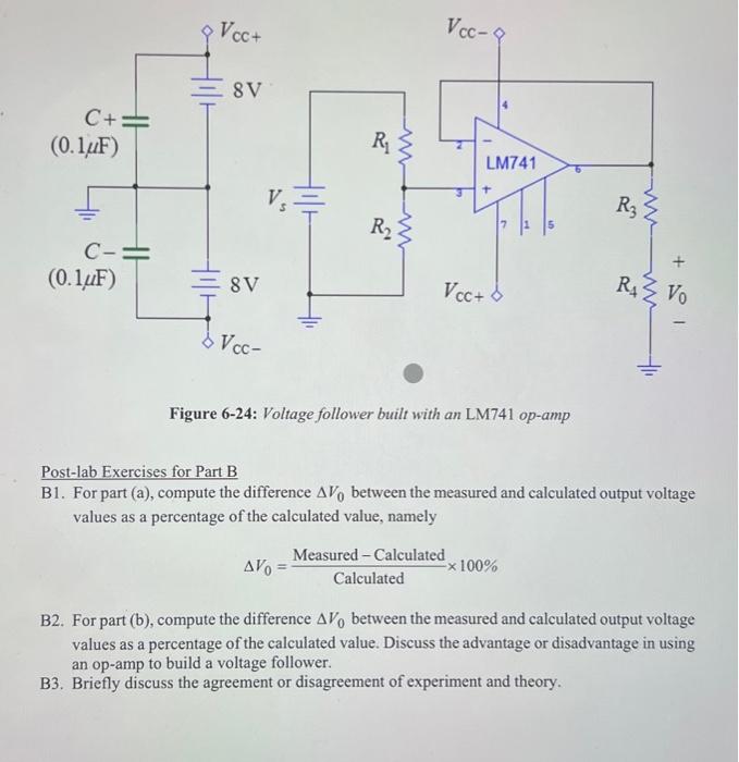 [Solved]: Figure 6-17: Voltage follower without using an